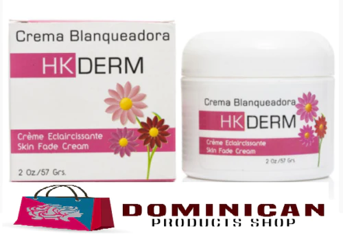 HK DERM WHITENING CREAM 2 oz 112 g CREMA BLANQUEADORA DOMINICAN DARK ...
